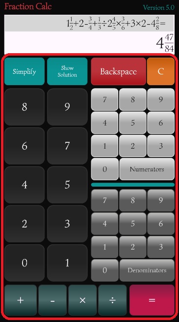 Fraction Calculator App Fraction Calc